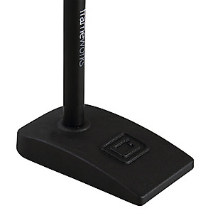 Sony MDR7506 Professional Large Diaphragm Headphone and Gator Frameworks Short Weighted Base Microphone Stand Bundle