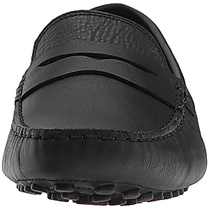 Lacoste Men’s Concours Shoes, Black leather, 7 Medium US