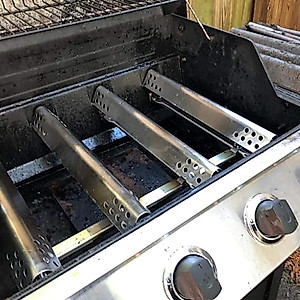 kingsea Grill Replacement Parts Kit Compatible with Charbroil 463347519,463347017,463673017,463673517,463673617,463673619,Heating Plates,Burner,Crossover Tube