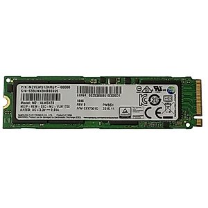 Samsung PM961 Polaris 512GB M.2 NGFF PCIe Gen3 x4, NVME Solid State Drive SSD, OEM (2280) (MZVLW512HMJP-00000)