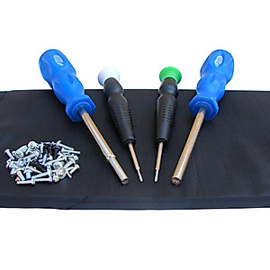 Silverhill Tools ATKN3 Deluxe Nintendo Tool Kit with 3.8 and 4.5mm security bits, Triwing, And Phillips #000