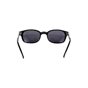 Pacific Coast Original KD's Biker Sunglasses (Black Frame/Dark Grey Lens)