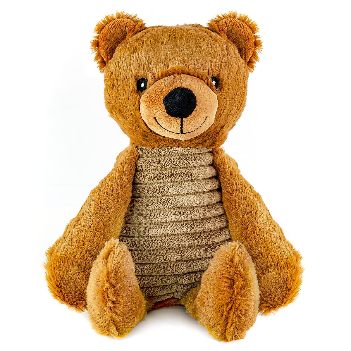 Giftable World Safari Pet Plush Toy with Squeaker (Bear, Rhino, Elephant)