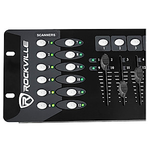 Rockville ROCKFORCE 192-Channel Light/Fog DMX Lighting Controller