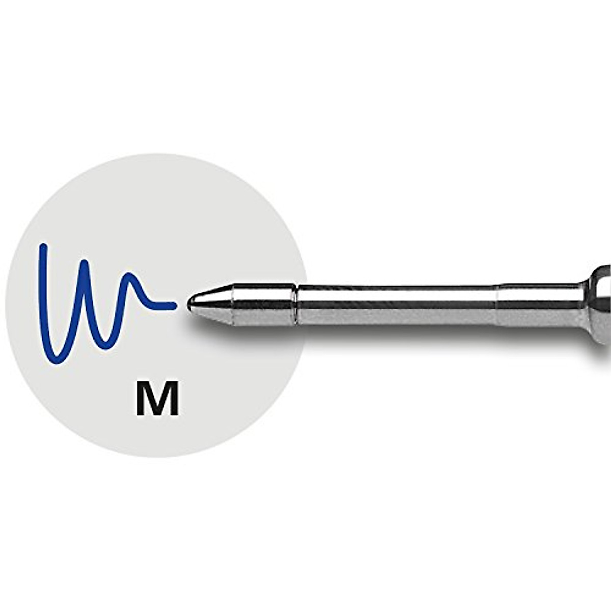 Schneider Slider 755 Medium Ballpoint Pen Refill, 1.0mm, Blue Ink, Box of 10 (175603)
