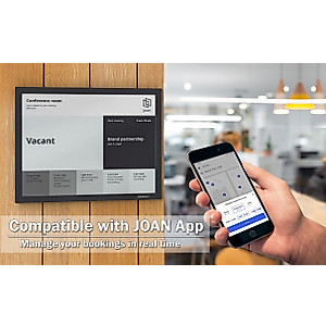 Joan 13 Gray: 13.3" E Ink Screen, Custom Calendars, Sustainable Design. Elevate Meetings and Enhance Your Workspace