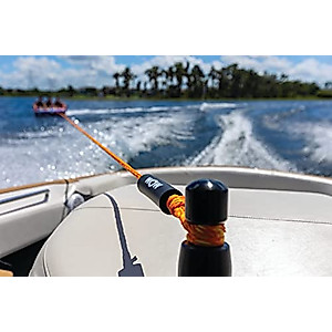 WOW Sports World of Watersports 4k 60 ft. Tow Rope with Floating Foam Buoy 1 2 3 or 4 Person Tow Rope for Boating, 11-3010