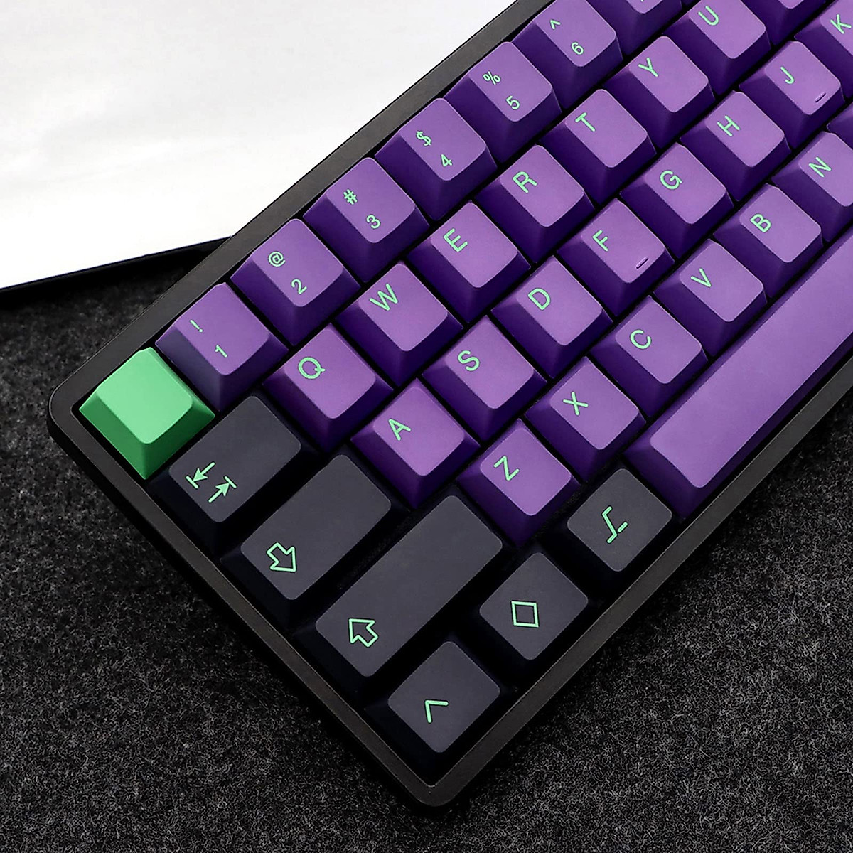 T-HOT 135 Keys DYE-SUB Keycap Profile EVA Custom Keycaps for Switches Gaming Mechanical Keyboard Multi-Language pbt keycaps Japanese Profile Russian Korean English