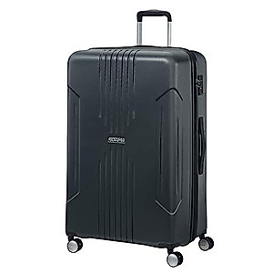 American tourister Suitcase, Black (Dark Slate), L (78 cm-120 L)