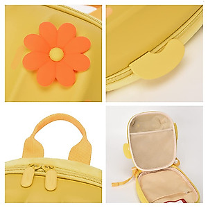 Kids Backpack with Safety Leash,Waterproof Backpack Preschool Toddler,Cute Bag leash for Kids,Bookbag Harness(Yellow)