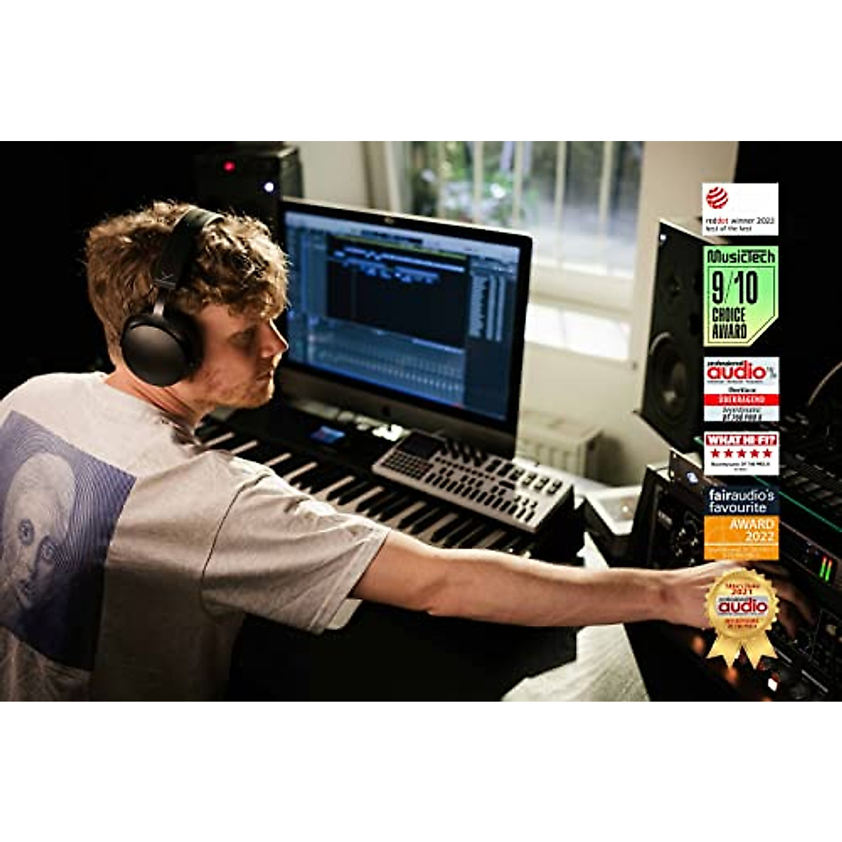 beyerdynamic DT 700 PRO X Closed-Back Studio Headphones with Stellar.45 Driver for Recording and Monitoring on All Playback Devices