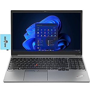 Lenovo ThinkPad E15 Gen 2 Home & Business Laptop 2021 AMD Ryzen 5 4500U 6-Core, 16GB RAM, 512GB PCIe SSD, AMD Radeon, 15.6" Full HD (1920x1080), WiFi, Bluetooth, Webcam, Win 10 Pro (Renewed)