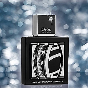 Armaf Oros 2.9 Oz Eau De Parfum Spray for Men with Swarovski Elements