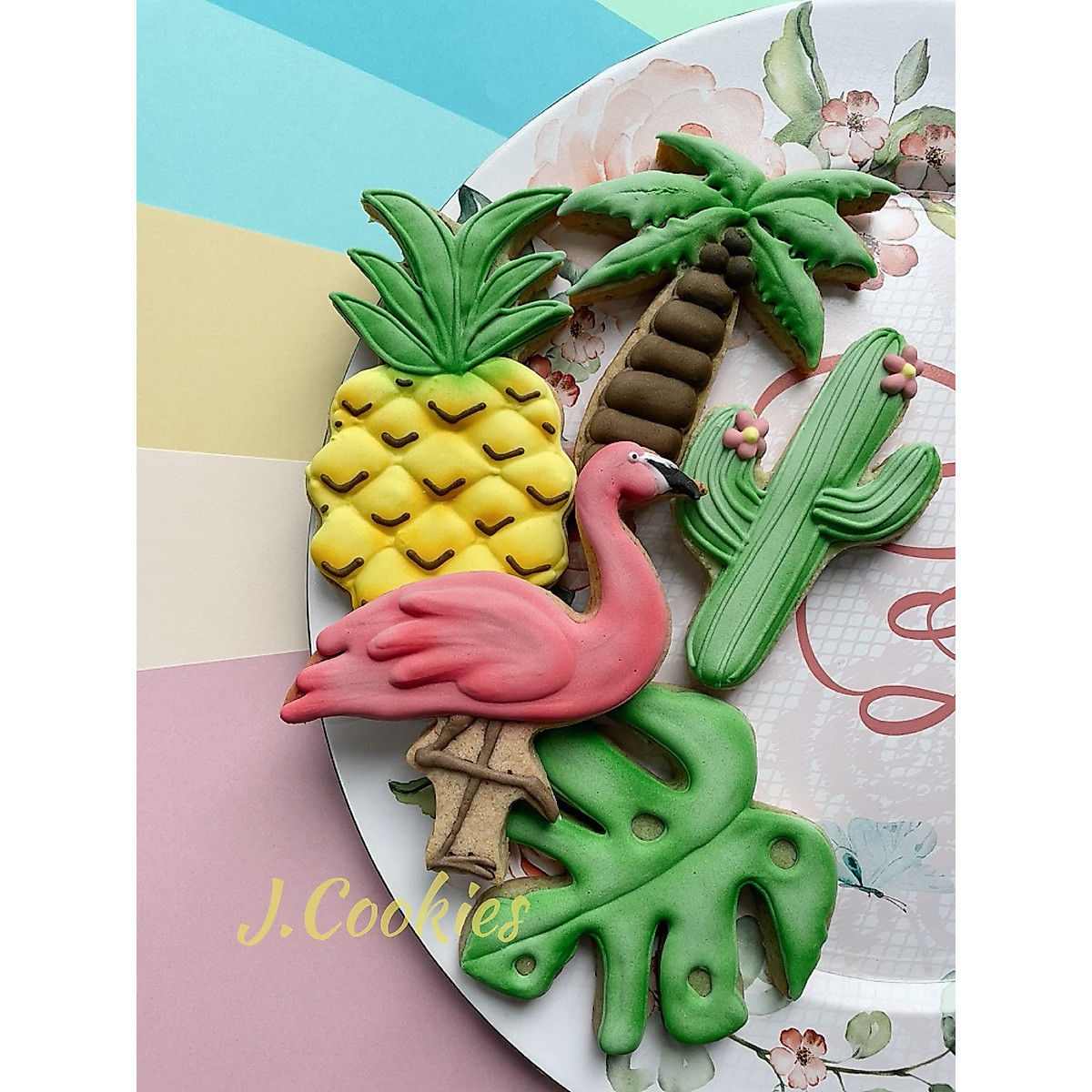 LILIAO Palm Tree Cookie Cutter - 3.4 x 4.2 inches - Stainless Steel