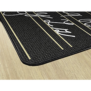 Flagship Carpets Handwriting Samplers ABC Children's Floor Area Rug for Indoor Classroom or Home Learning Area, Kids Room or Educational Play Mat, 7'6" x 12', Rectangle