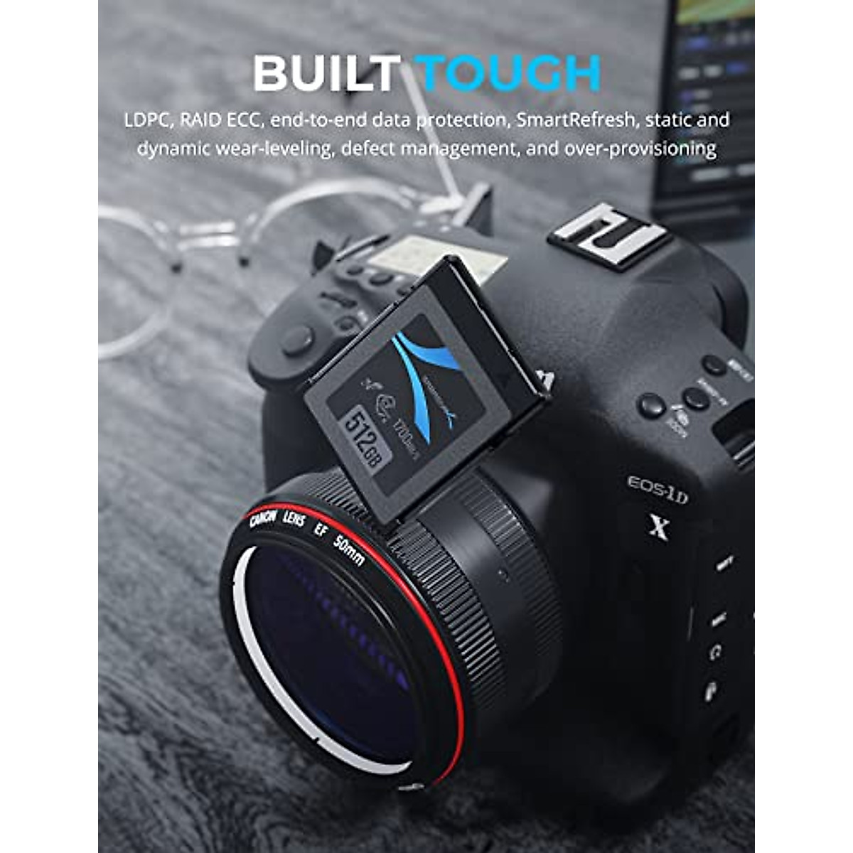 SABRENT Rocket CFX 512GB CFexpress Type B Memory Card 2 Pack, R1700MB/s W1500MB/s (CF-XTBT-512X2)