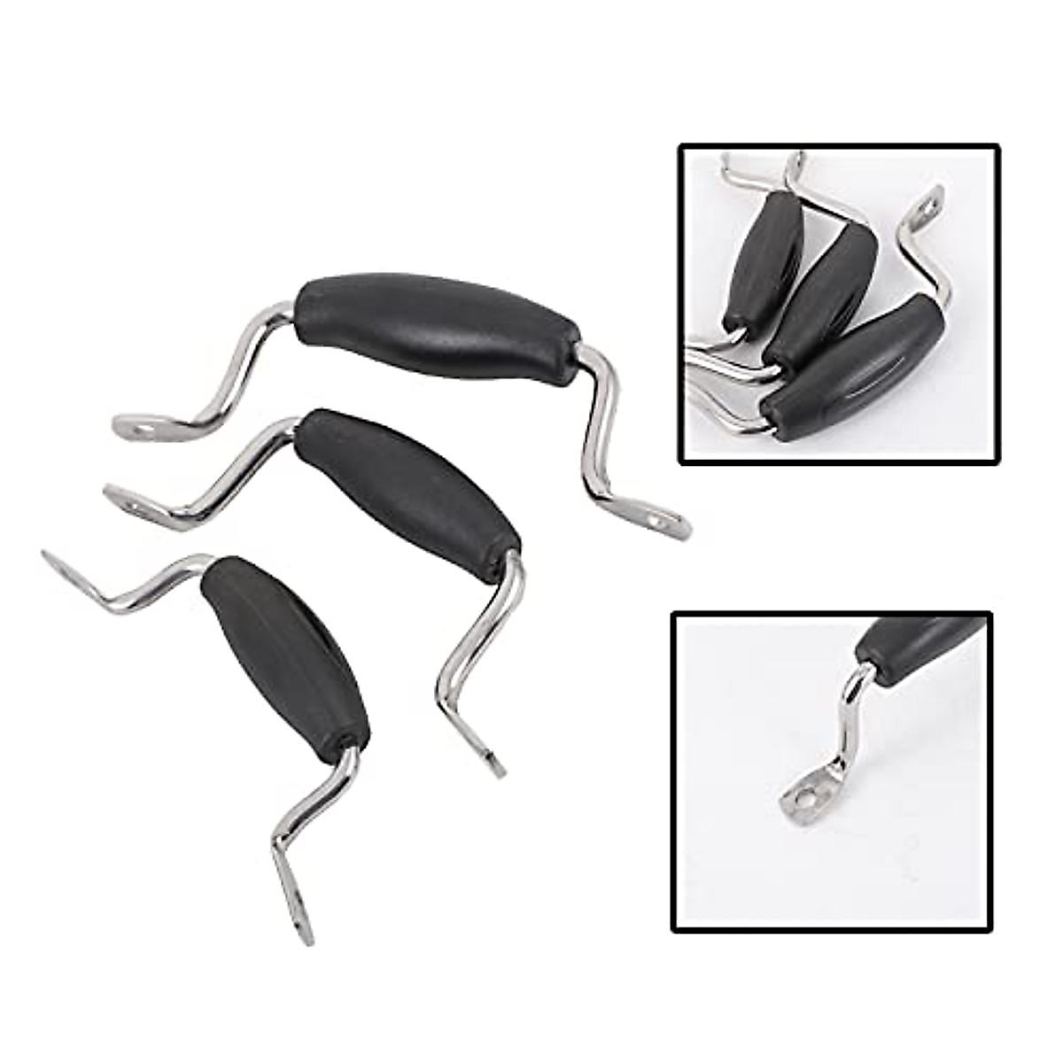 ARTIBETTER 3pcs Pot Lid Handles Stainless Steel Pot Lid Top Grip Knob Heat Resistant Universal Cookware Lid Cover Knob Replacement