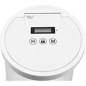 JRing Time Locking Box Timed Lock Storage Container Pantry Self-control 6" Timer Locker for Phone Snacks Food Medicines Credit Card Alcohol Gaming Machine or Other Addictive(White)