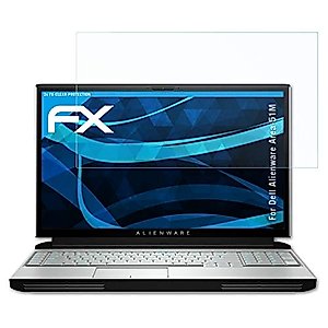 atFoliX Screen Protection Film Compatible with Dell Alienware Area-51M Screen Protector, Ultra-Clear FX Protective Film (2X)
