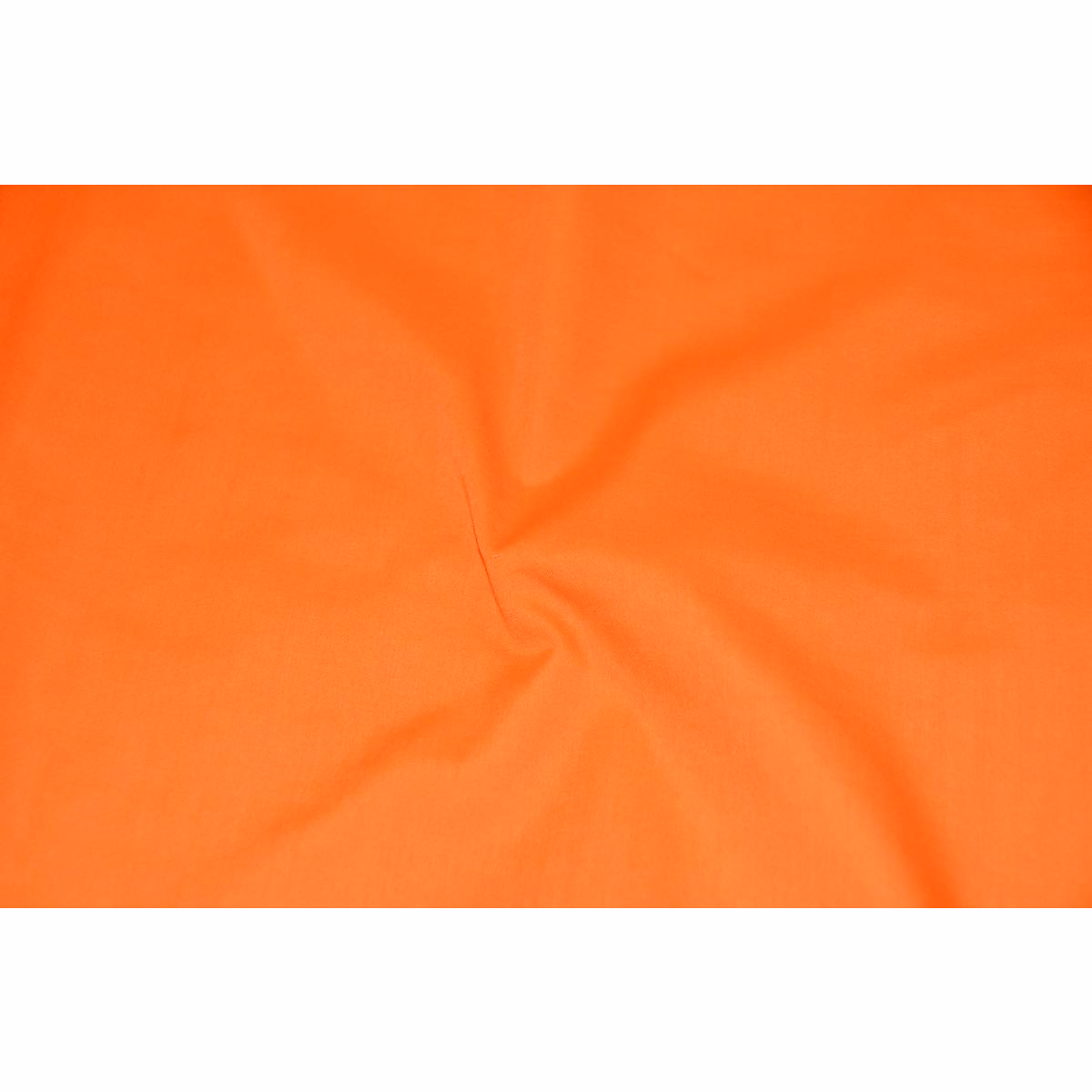 60" Wide Premium Cotton Blend Broadcloth Fabric by The Yard (Orange)