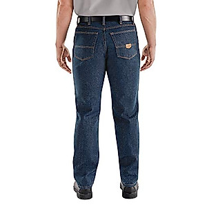 Red Kap mens Classic Work jeans, Prewashed Indigo, 32W x 30L US