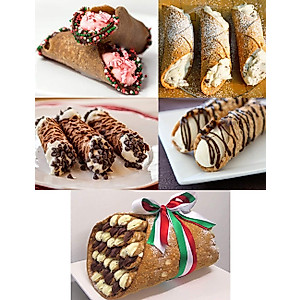 Cream Horn Molds, 21 pcs Moulds Stainless Steel Cannoli Form Tubes Cream Roll Mold Screw Croissant Mold Cone Tubular Shaped Mold for Cannoli Tubes Croissant Baking Forms Mould with Cleaning Brush