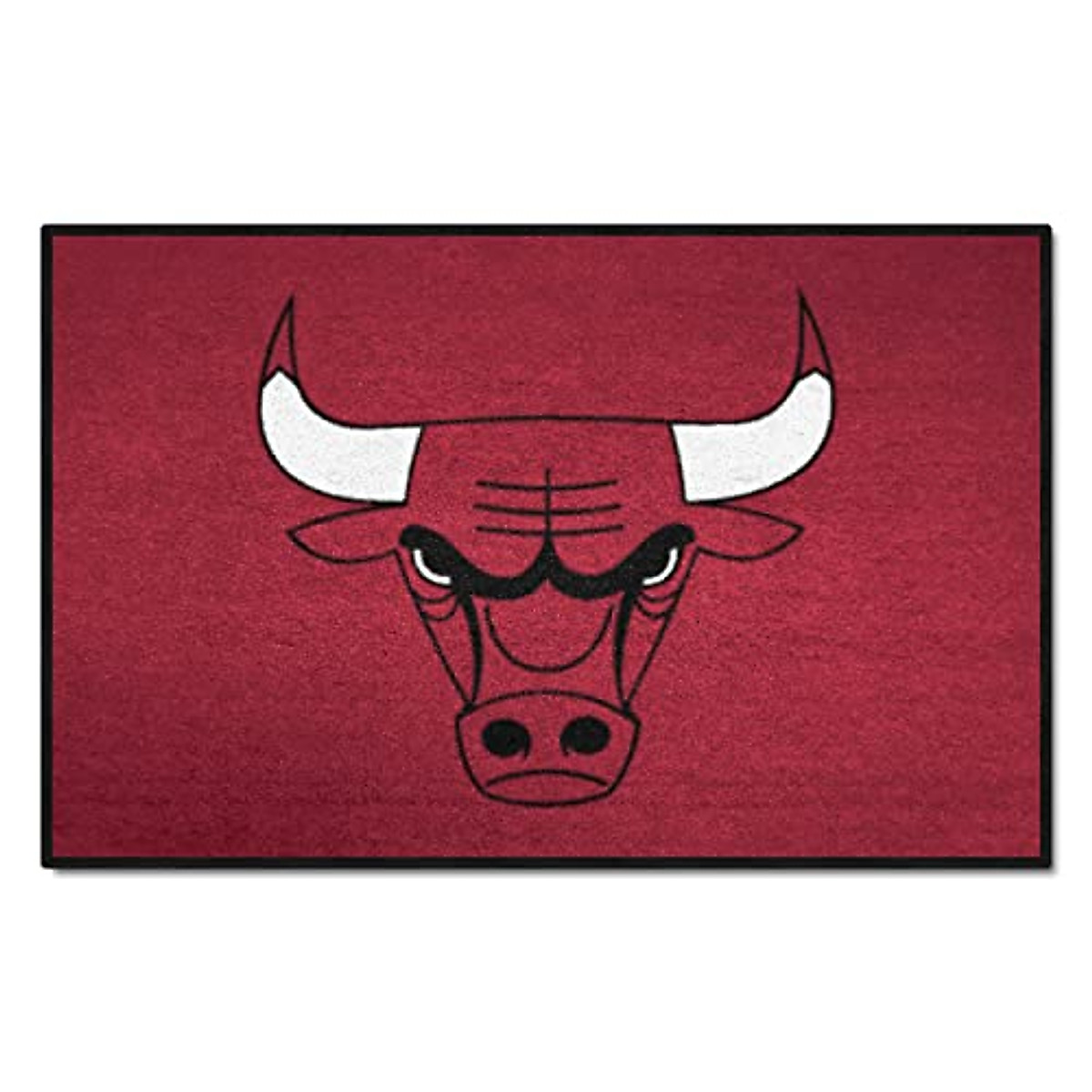 FANMATS 11902 Chicago Bulls Starter Mat Accent Rug - 19in. x 30in. | Sports Fan Home Decor Rug and Tailgating Mat