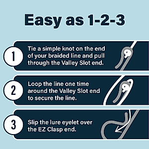 Valley Tieless Fishing EZ Clasp Mini, Quick Lure Change Device, Part of EZ Accessories Kit