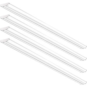 ANTLUX 8FT LED Shop Lights 110W [6-lamp T8 Fluorescent Equiv.], Compact 8 Foot Strip Lights, 12500LM, 6000K, Commercial Grade Flush Mount Ultra Slim LED Wraparound for Garage Office Warehouse, 4 Pack