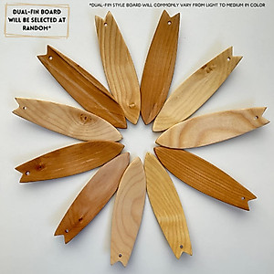 Hang Two Finger Surfboards Hang Two Surfers Wood Finger Surfboard Kit (Driftwood)