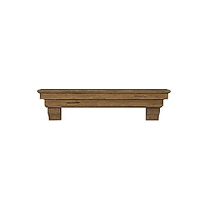 Pearl Mantels 497-60-10 Celeste Mantel Shelf, 60-Inch, Dune Finish
