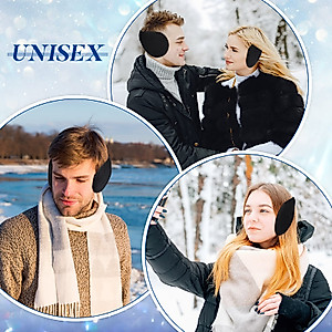 30 Pcs Ear Muffs Men Women Winter Fleece Ear Warmers Bulk Ear Covers Head Earmuffs for Winter Cold Weather