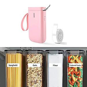 NIIMBOT Label Maker Machine with Tape D11 Portable Wireless Connection Label Printer Portable Wireless Mini Label Printer for Home Office Business Supplies