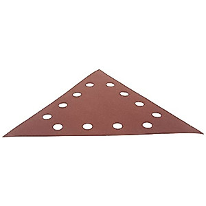 WEN 6377SP120 120-Grit Hook & Loop 11-1/4-Inch Triangle Drywall Sander Sandpaper, 10 Pack