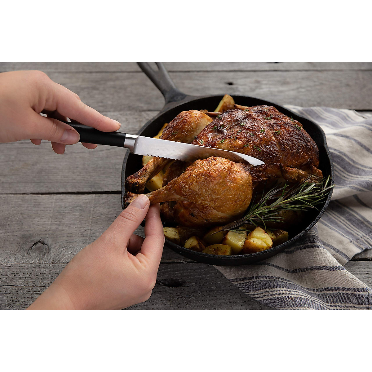 Ginsu Chikara 12 piece knife set, Black