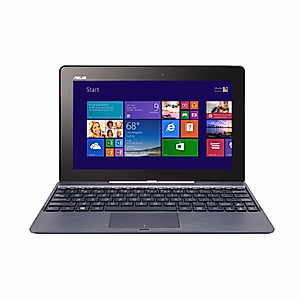 ASUS Transformer Book T100TA-C1-GR 10.1" Detachable 2-in-1 Touchscreen Laptop, 64GB (Grey)