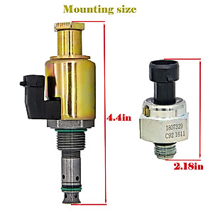 7.3L Fuel Injection Pressure Regulator IPR Valve + ICP Control Sensor Fits 1995-2003 Fords V8 Diesel Turbocharged Fords F-250 F-350 F-450 F-550 F650 F750 E-350 E-450 E-550# F81Z9C968AA