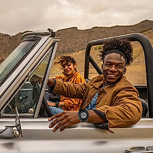 CakCity Mens Waterproof Digital Sport Watches Women Wide Screen Easy Read Display Military Style Stopwatch with Rubber Strap