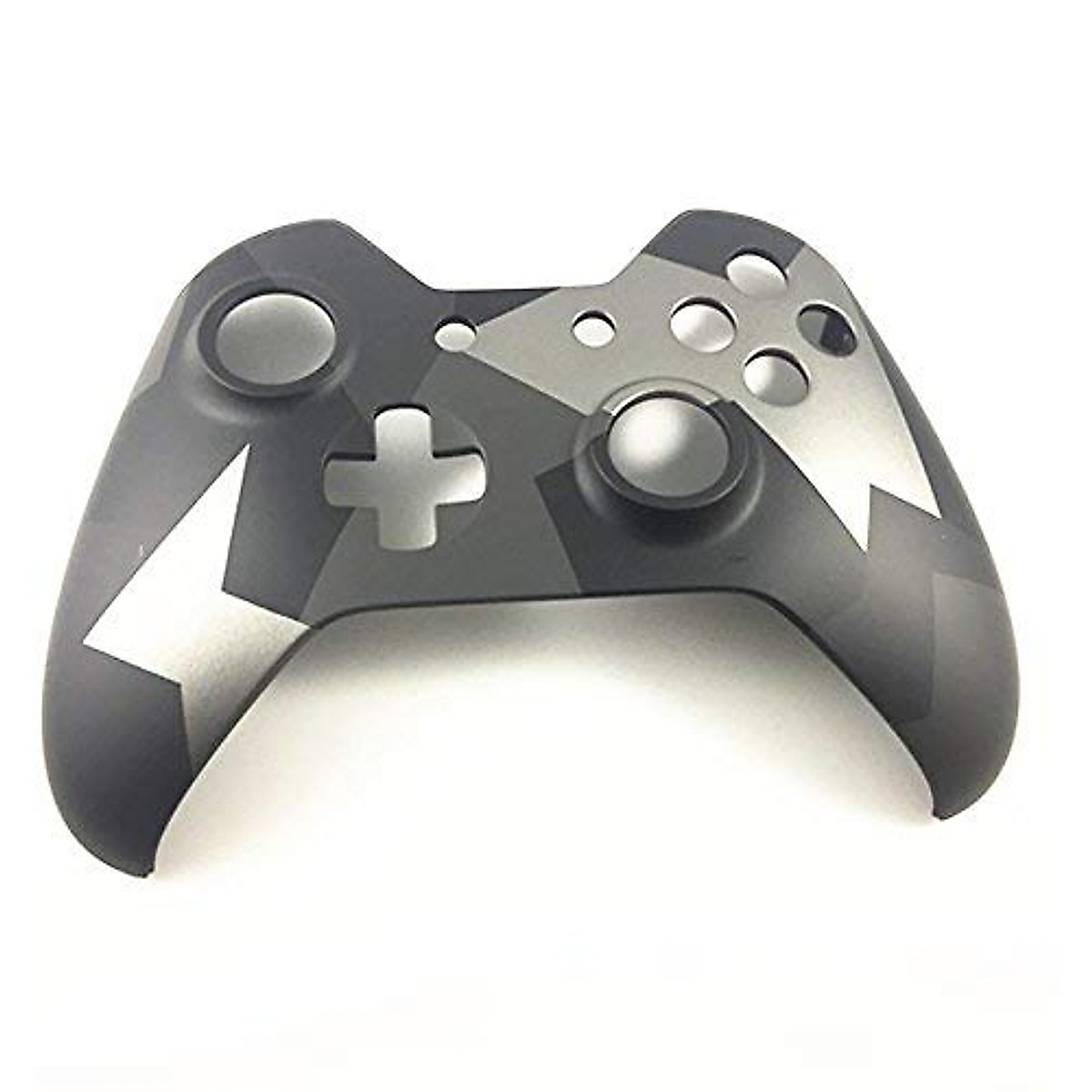 Replacement Front Housing Shell Case Cover for Xbox One Wireless Controller (Gray)
