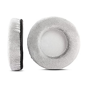 Velvet Ear Pads Cushions Covers Replacement Earpads Foam Pillow Compatible with Beyerdynamic DT 990 Pro DT 770 Pro DT990 DT770 Pro Headset Headphone (Grey)