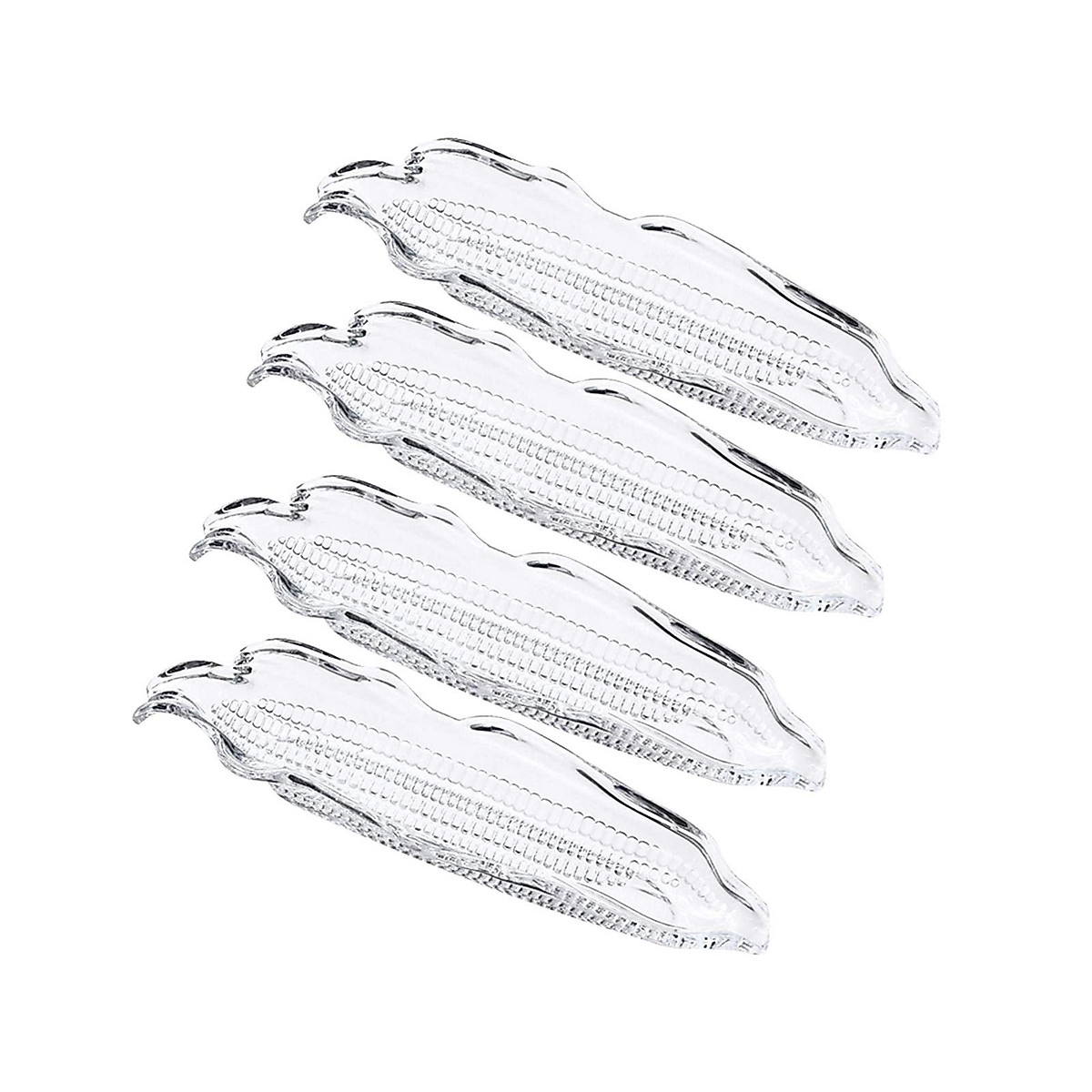 4 Pack Plastic Corn Trays for Corn on the Cob - Durable & Decorative