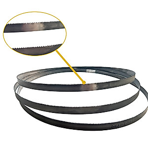 FOXBC 44-7/8-inch Bandsaw Blades 24 TPI, 44-7/8" x 1/2" x .020", Replacement for DeWalt DW3984, Milwaukee 48-39-0531 Portable Band Saw, 3-Pack