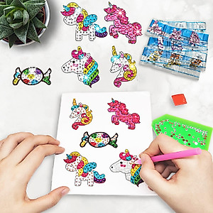 7July Decorate Your Own Water Bottle Kits for Girls Age 5-6-8-10,Unicorn Painting Crafts,Fun Arts and Crafts Gifts Toys for Girls Birthday Christmas