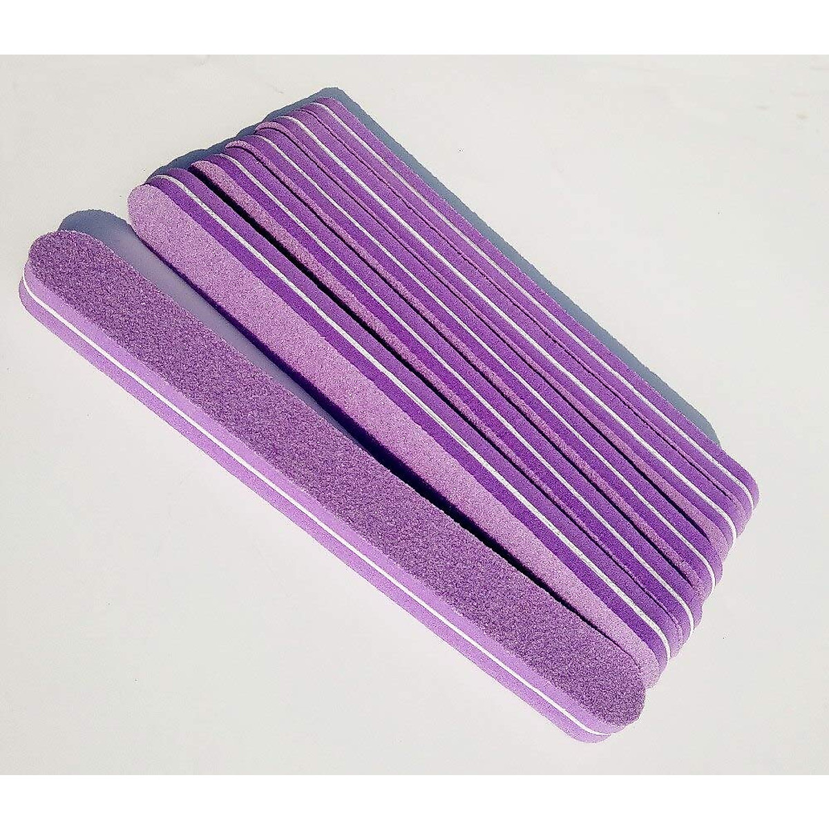 Nail Files Bufers 2 Purple Nail Files Nail Buffer Block Tools EVA Nail File Nail Buffer Grinding Tools Emery Board,100/180.