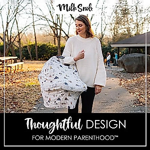 Milk Snob Original Star Wars 5-in-1 Cover, Precious Padawans, Privacy for Breastfeeding, Baby Car Seat, Carrier, Stroller, High Chair, Shopping Cart, Lounger Canopy - Newborn Essentials, Nursing Top