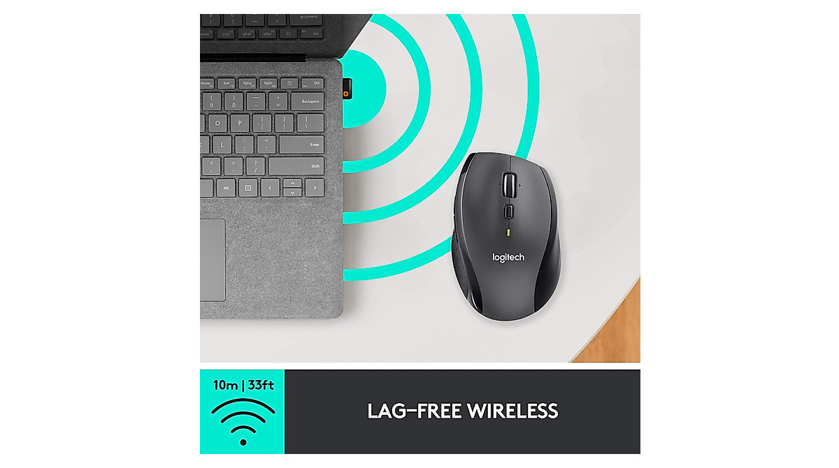 Logitech MK570 Wireless Wave Keyboard & Mouse Combo | Ergonomic & Reliable