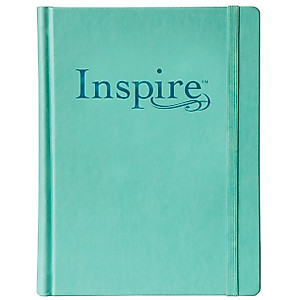 Tyndale NLT Inspire Bible (Hardcover, Aquamarine): Journaling Bible with Over 400 Illustrations to Color, Coloring Bible with Creative Journal Space - Religious Gift that Inspires Connection with God