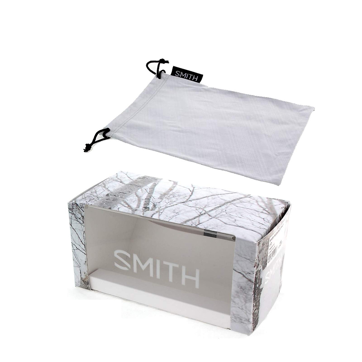 SMITH Skyline Black/ChromaPop Everyday Red Mirror Medium fit Ski Goggles For Men For Women + BUNDLE with Designer iWear Eyewear Kit