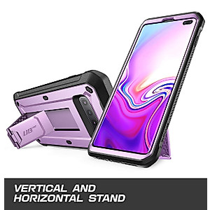 SUPCASE Unicorn Beetle Pro Series Designed for Samsung Galaxy S10 Plus Case (2019 Release) Full-Body Dual Layer Rugged with Holster & Kickstand Without Built-in Screen Protector (Purple)