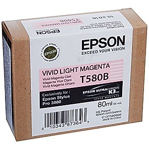 Epson T580B UltraChrome K3 Vivid Light Magenta Cartridge Ink